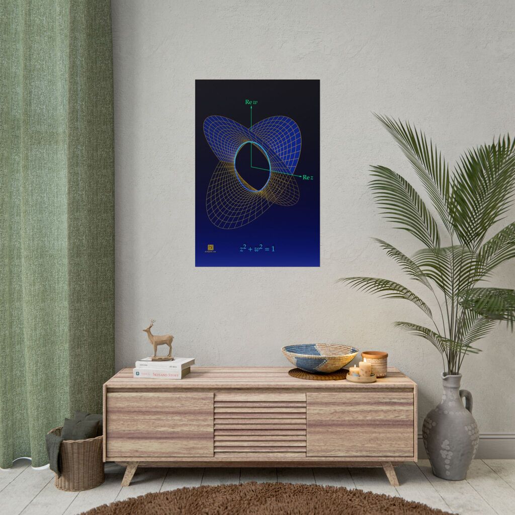 Rolled Poster: Complex Circle 2 – Differential Geometry