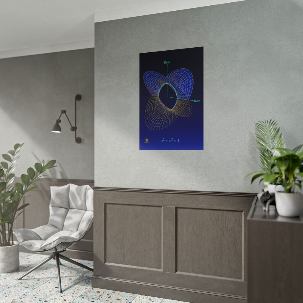Rolled Poster: Complex Circle 2 – Differential Geometry