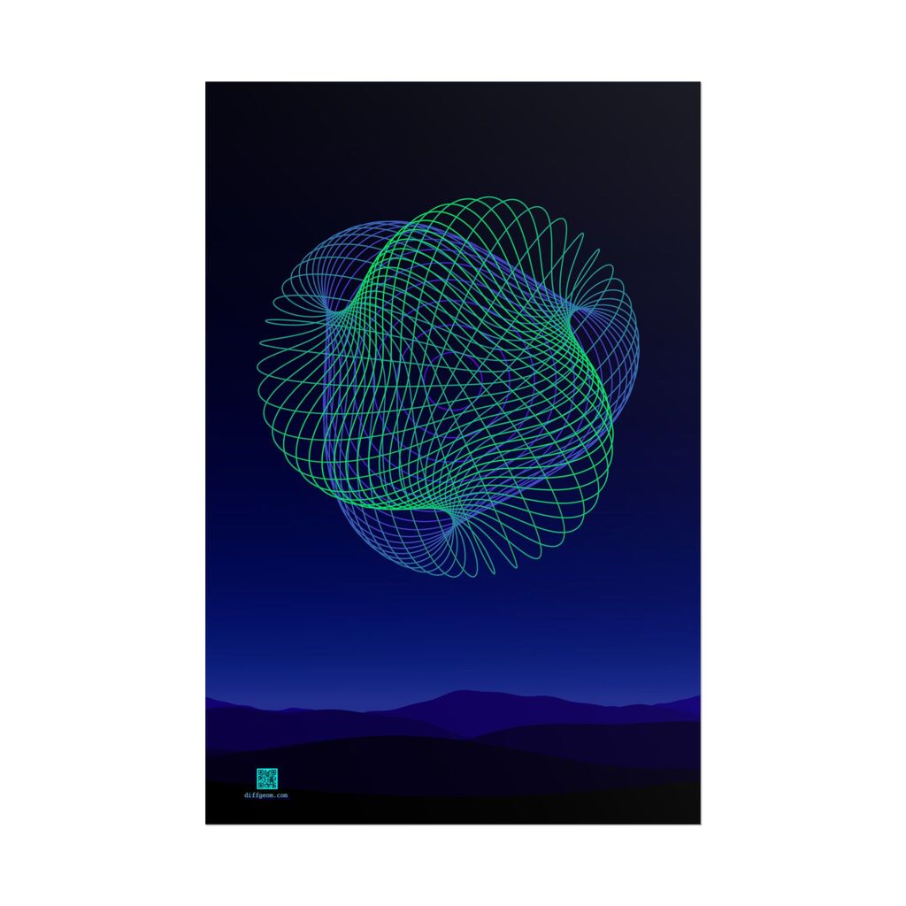 Poster: Luminography Phosphor – Differential Geometry