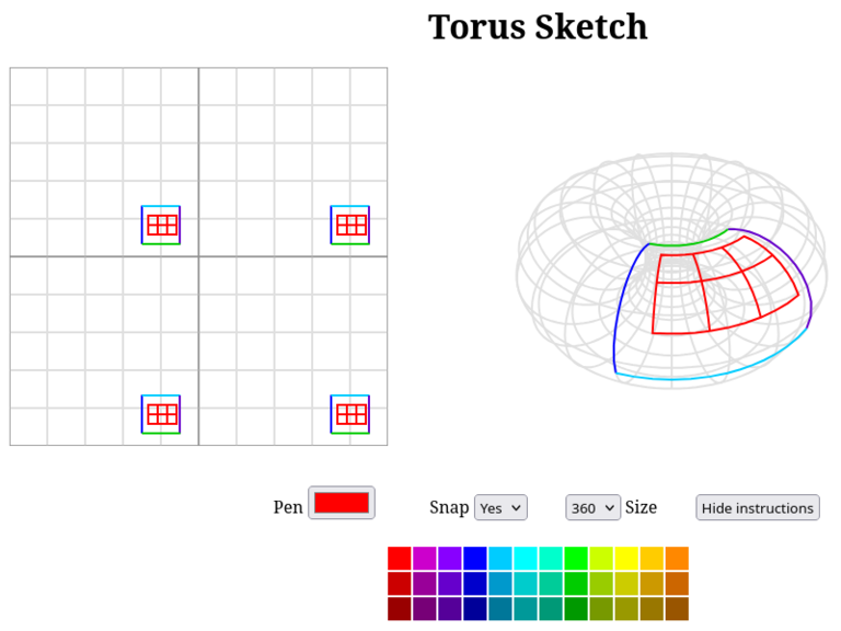 Torus Sketch – Differential Geometry